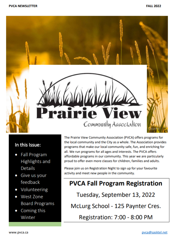 PVCA Fall 2022 Newsletter | PVCA